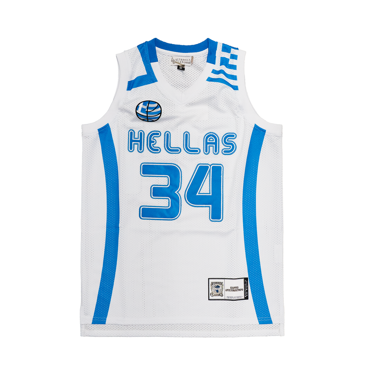 GIANNIS HELLAS TEAM GREECE AUTHENTIC BASKETBALL JERSEY – Allstarelite.com