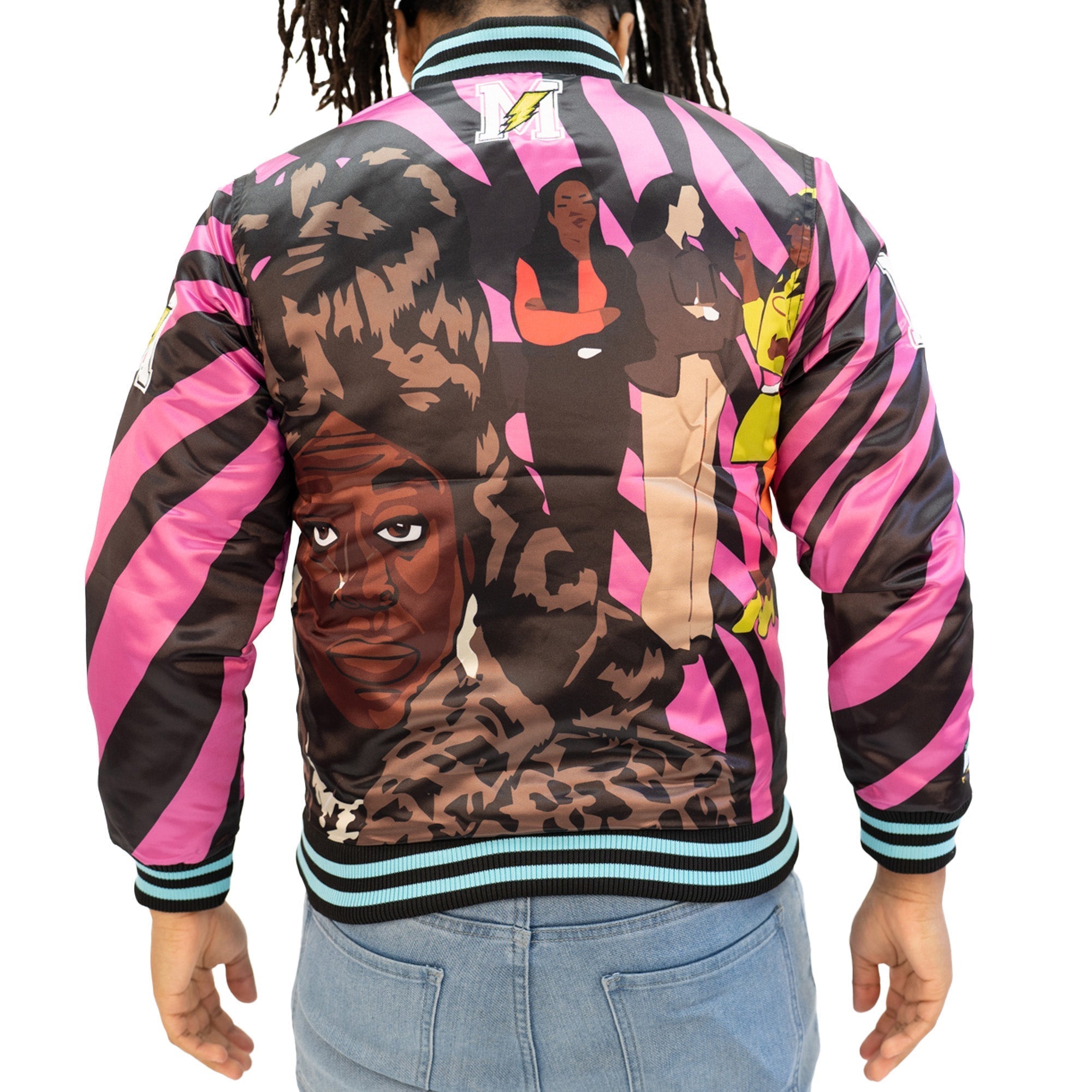MARTIN SHENENEH SATIN JACKET (PINK) – All Star Elite