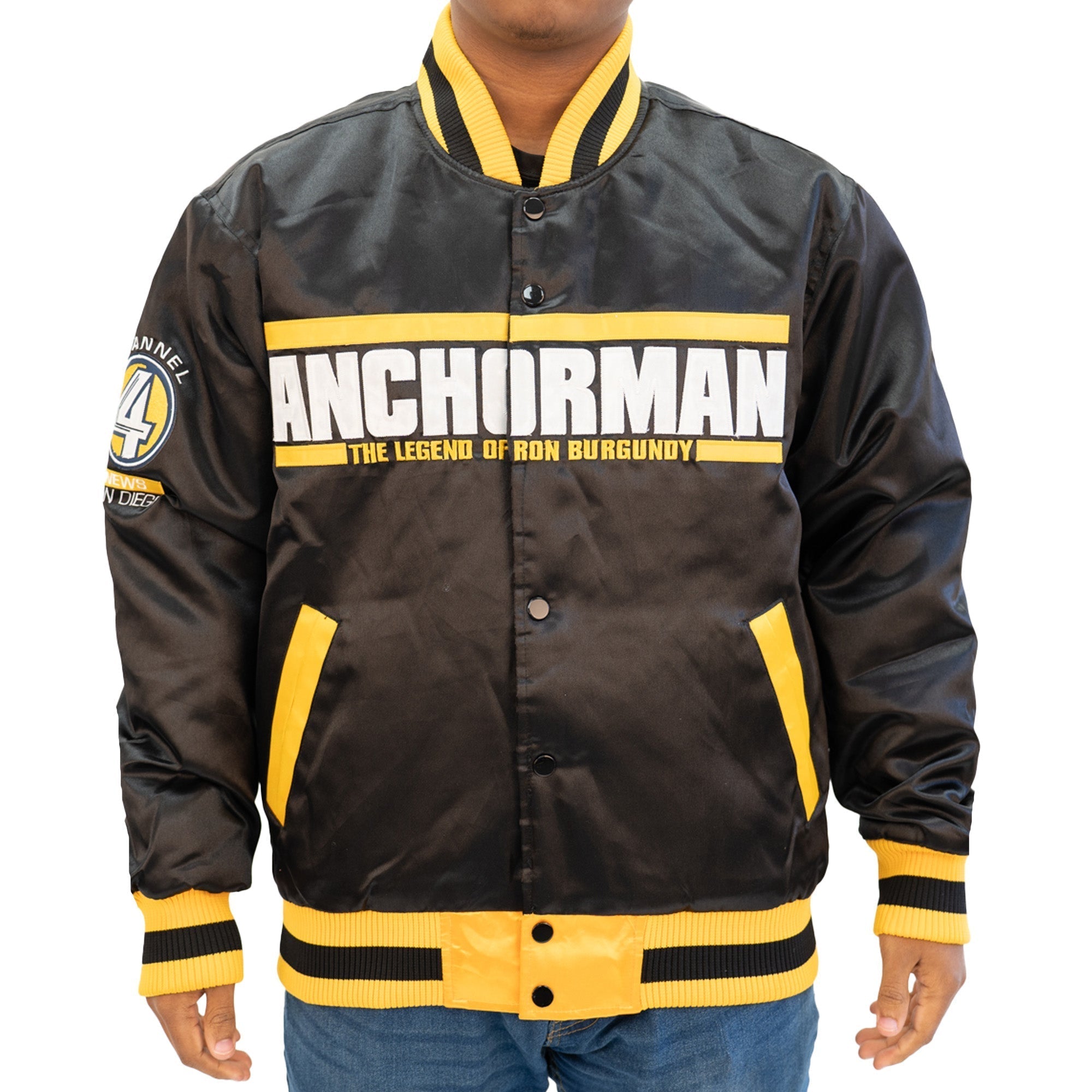 ANCHORMAN SATIN JACKET – All Star Elite