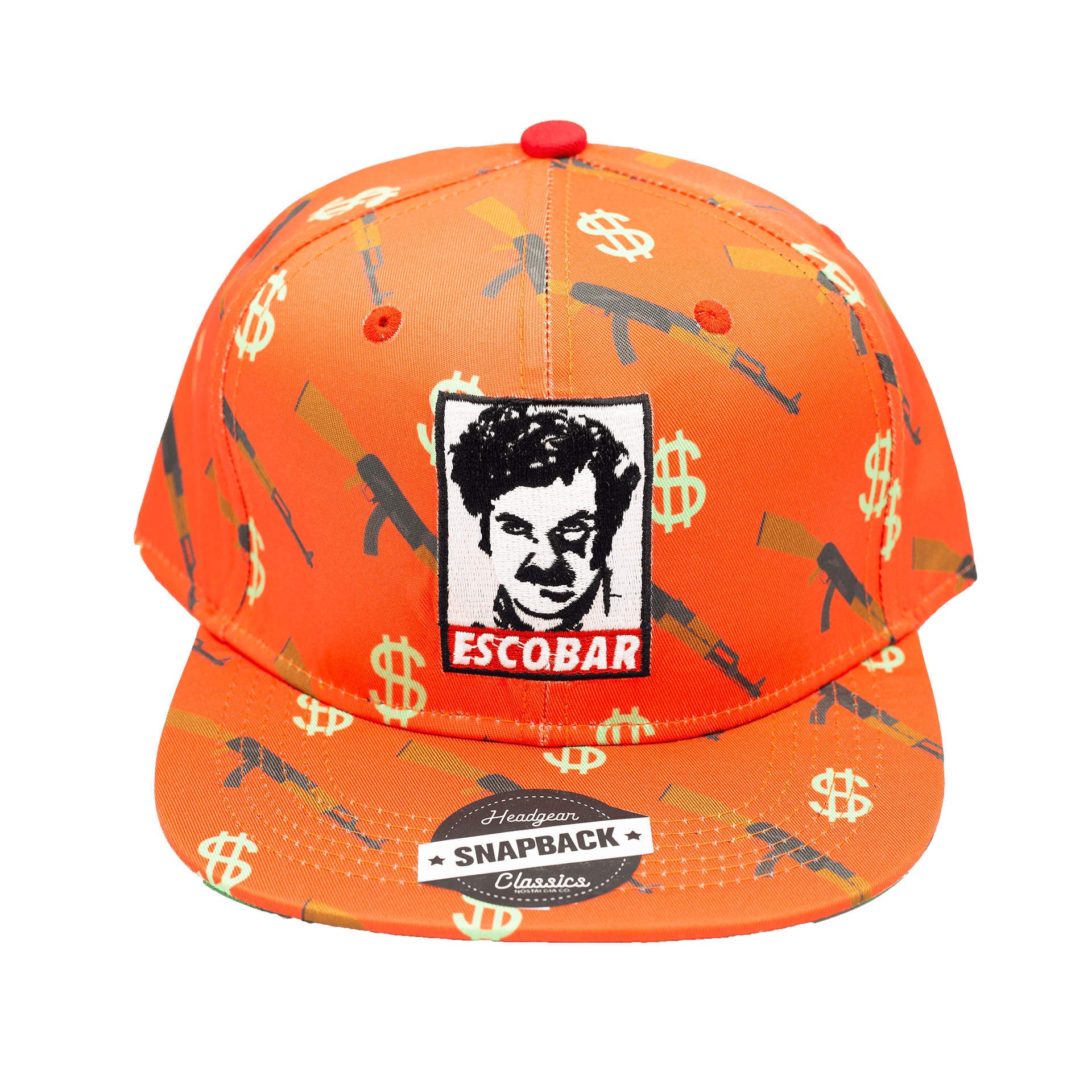 PABLO ESCOBAR RED SNAPBACK – All Star Elite