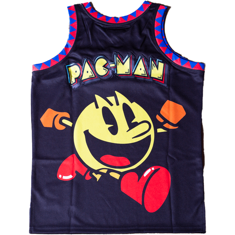PACMAN BASKETBALL JERSEY (BLACK) – All Star Elite